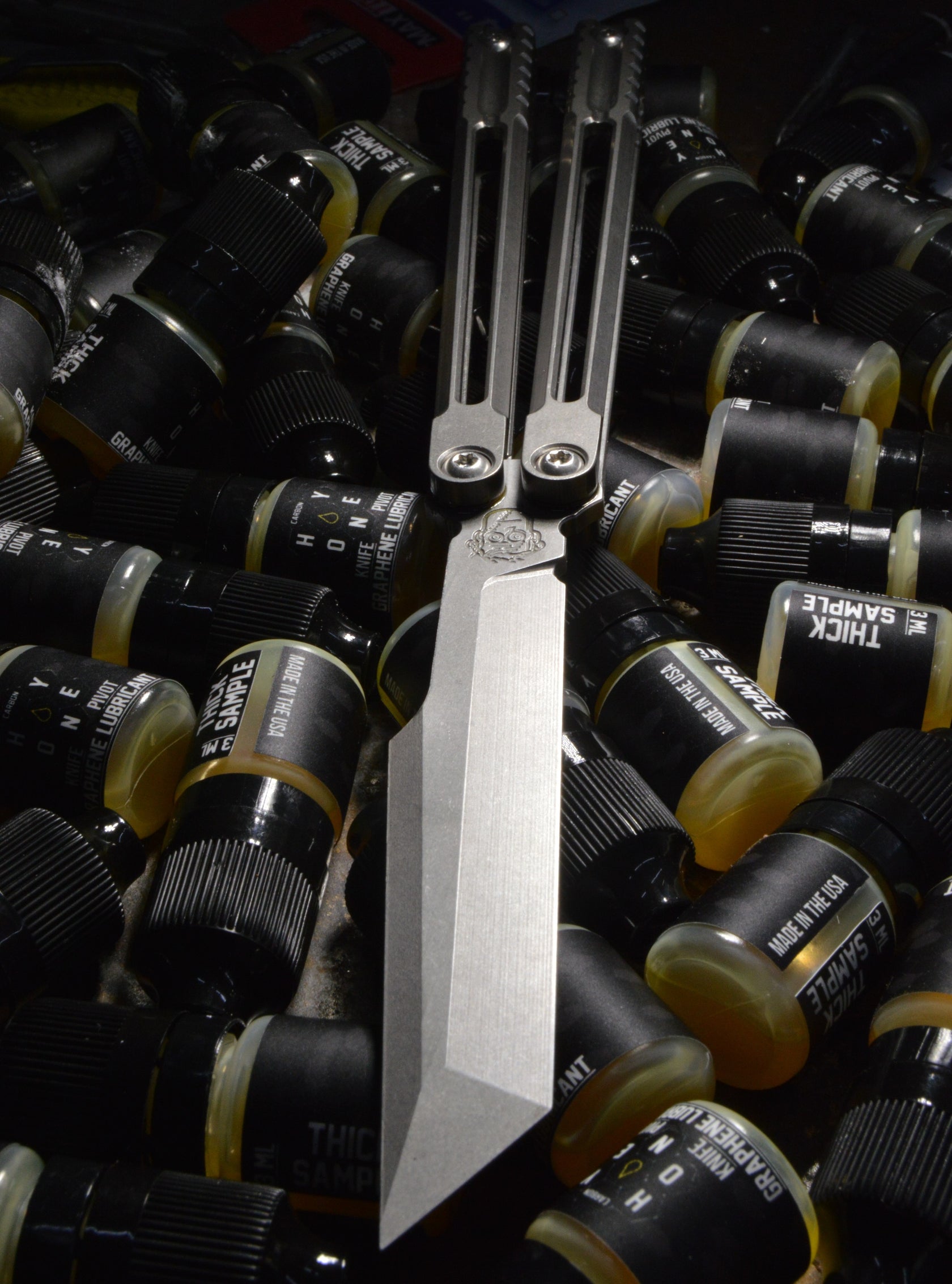 Voltaic Titanium Balisong – S35VN Blade, Custom Weight System – Franken ...